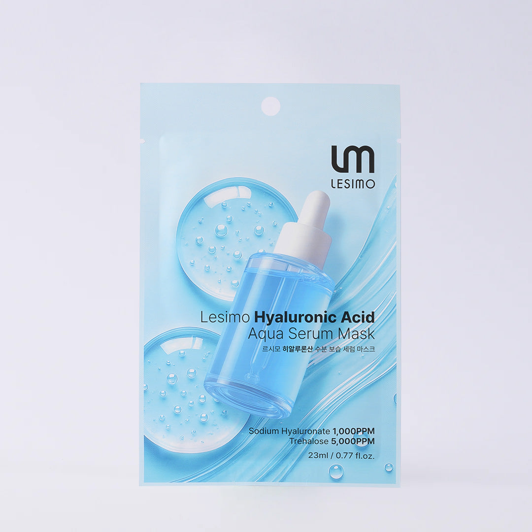 Lesimo Hyaluronic Acid Aqua Serum Mask, Korean Face Masks Skincare, Mo ...